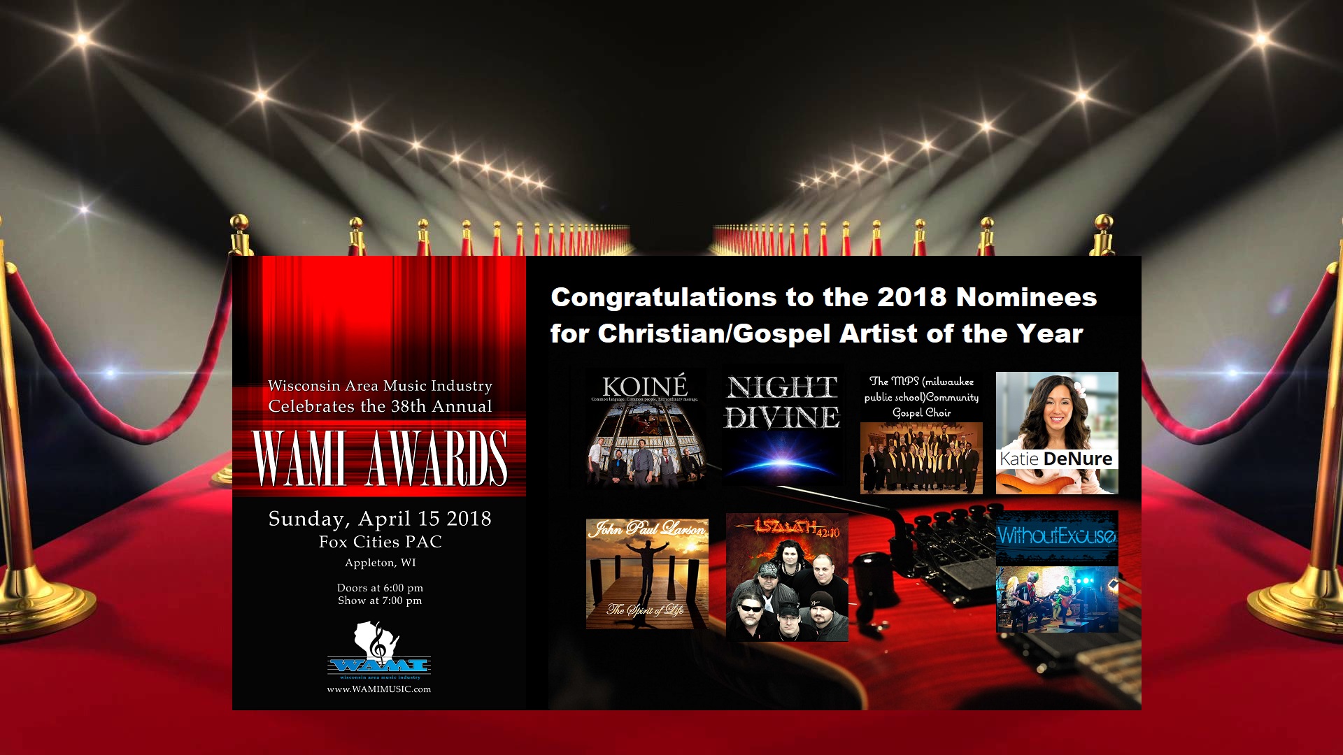 Night Divine Newsvine - 2018 WAMI Nominees